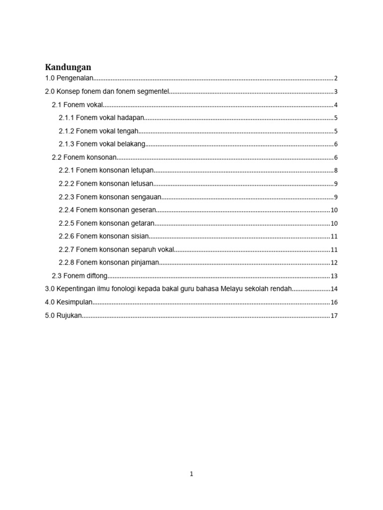 Esaimen Fonetik 1 | PDF