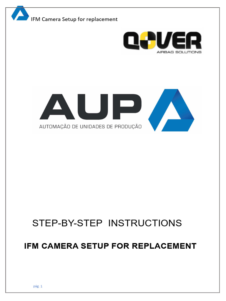 IFM O2D Camera Setup Guide | PDF | Electrical Connector | Personal ...
