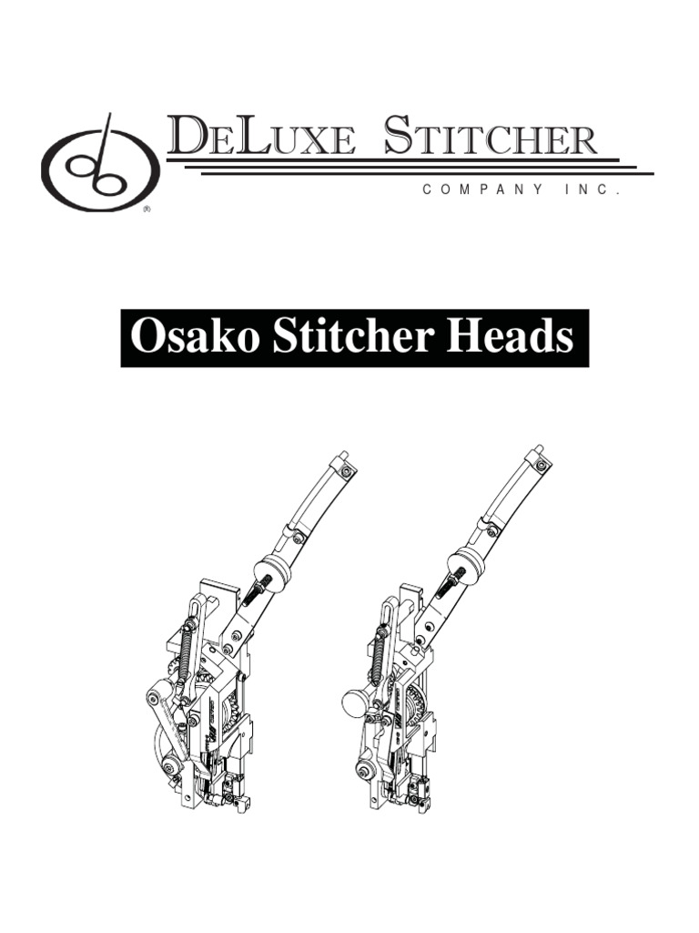 Osako Stitcher Heads | PDF | Mechanical Engineering | Machines