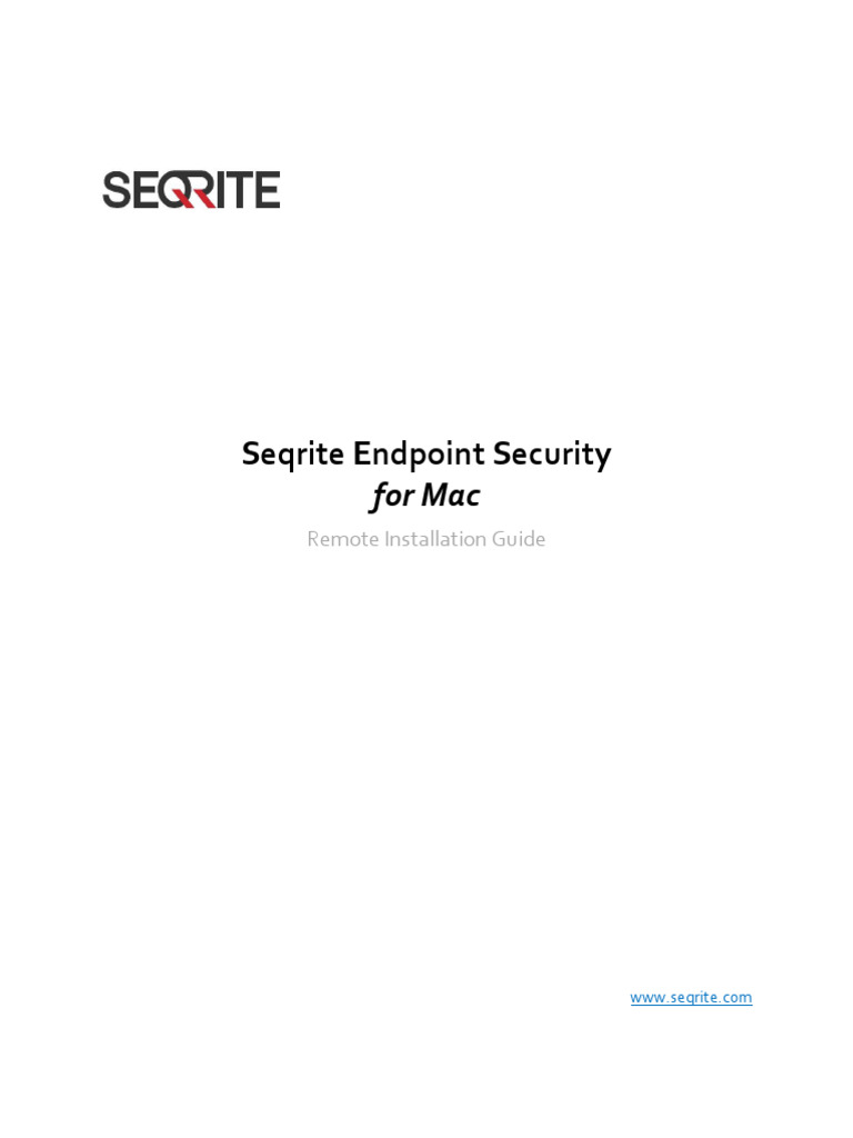 Remote Installation Guide - EPS Mac client | PDF | Secure Shell | Installation (Computer Programs)