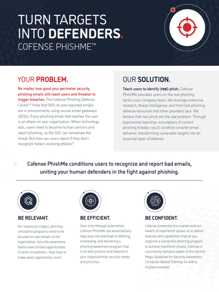 Cofense-Datasheet PhishMe | PDF | Phishing | Computer Security
