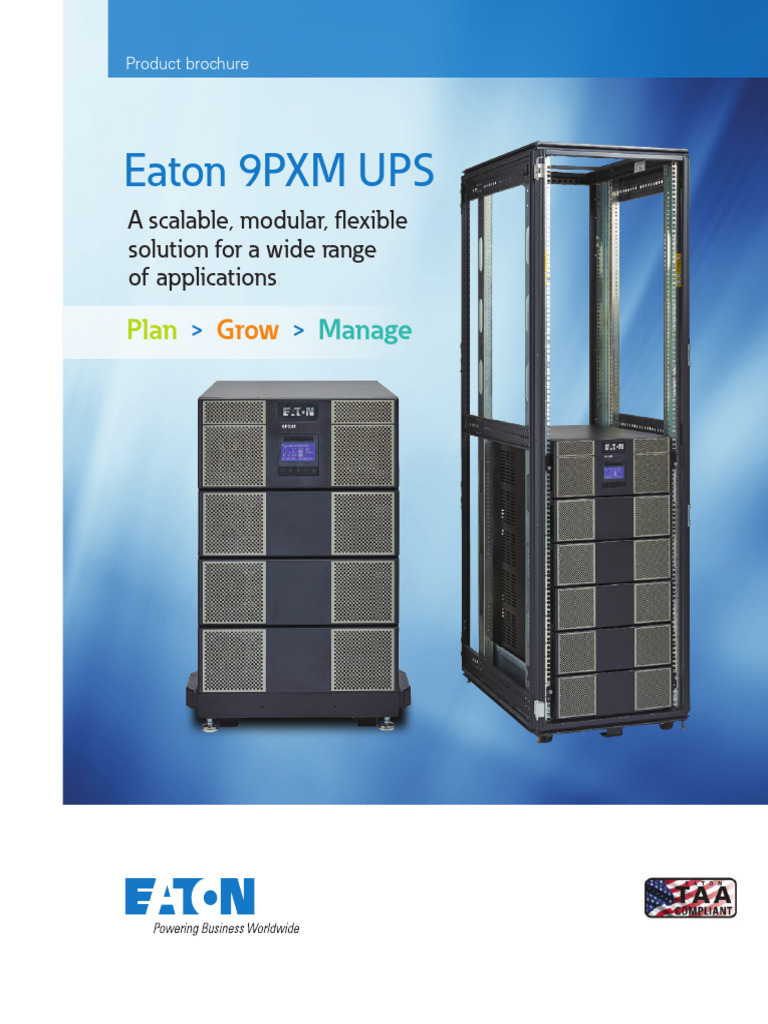 Eaton 9PXM Brochure BR153085EN1 | PDF | Data Center | Scalability