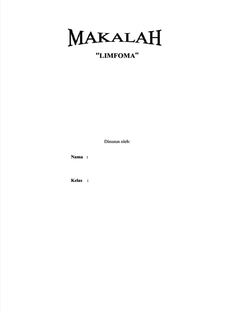 Panduan Lengkap Limfoma dan Keperawatan | PDF