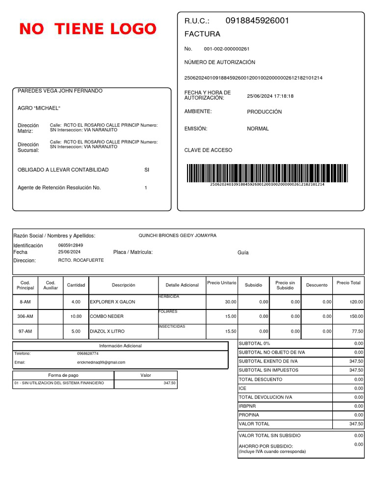 Factura Erick | PDF | Economias | Finanzas del gobierno