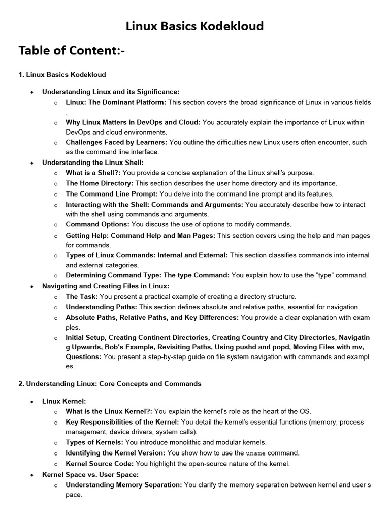 Linux | PDF | Kernel (Operating System) | Command Line Interface