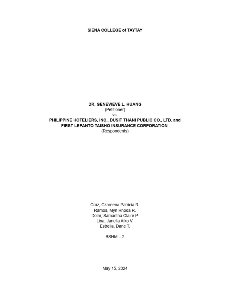 Case Study FINALS | PDF | Negligence | Damages