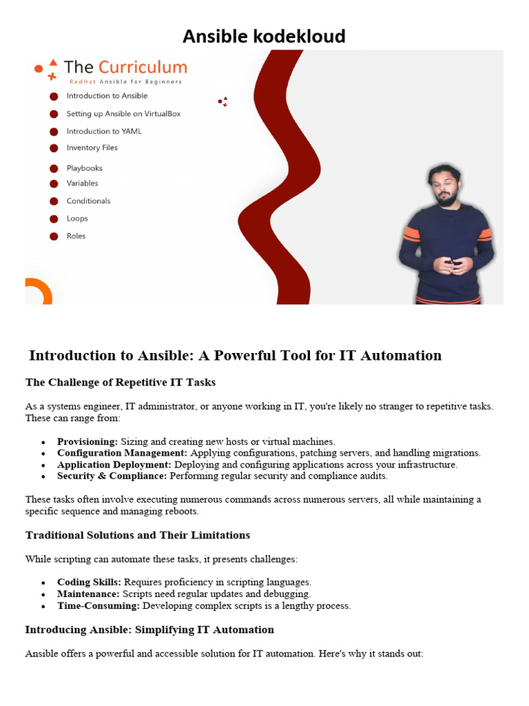 Ansible Kodekloud | PDF | Virtual Machine | Cloud Computing Ansible Kodekloud | PDF | Virtual Machine | Cloud Computing