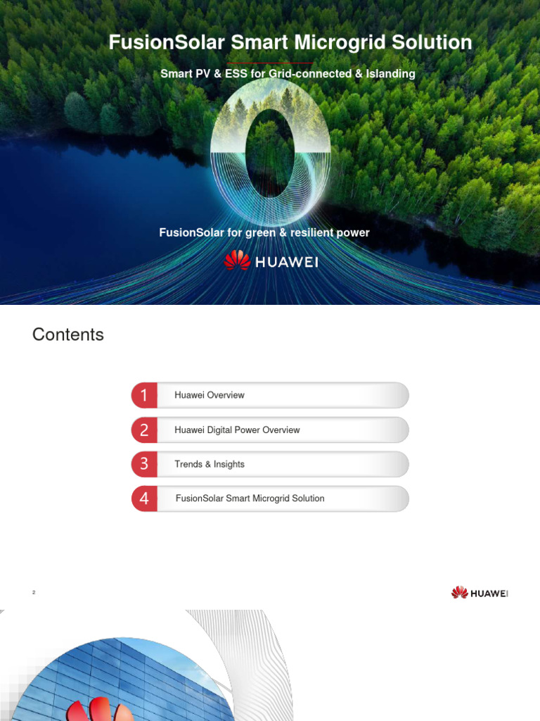 FusionSolar Smart PV & ESS Solution - Micro-Grid - 20240330 | PDF ...