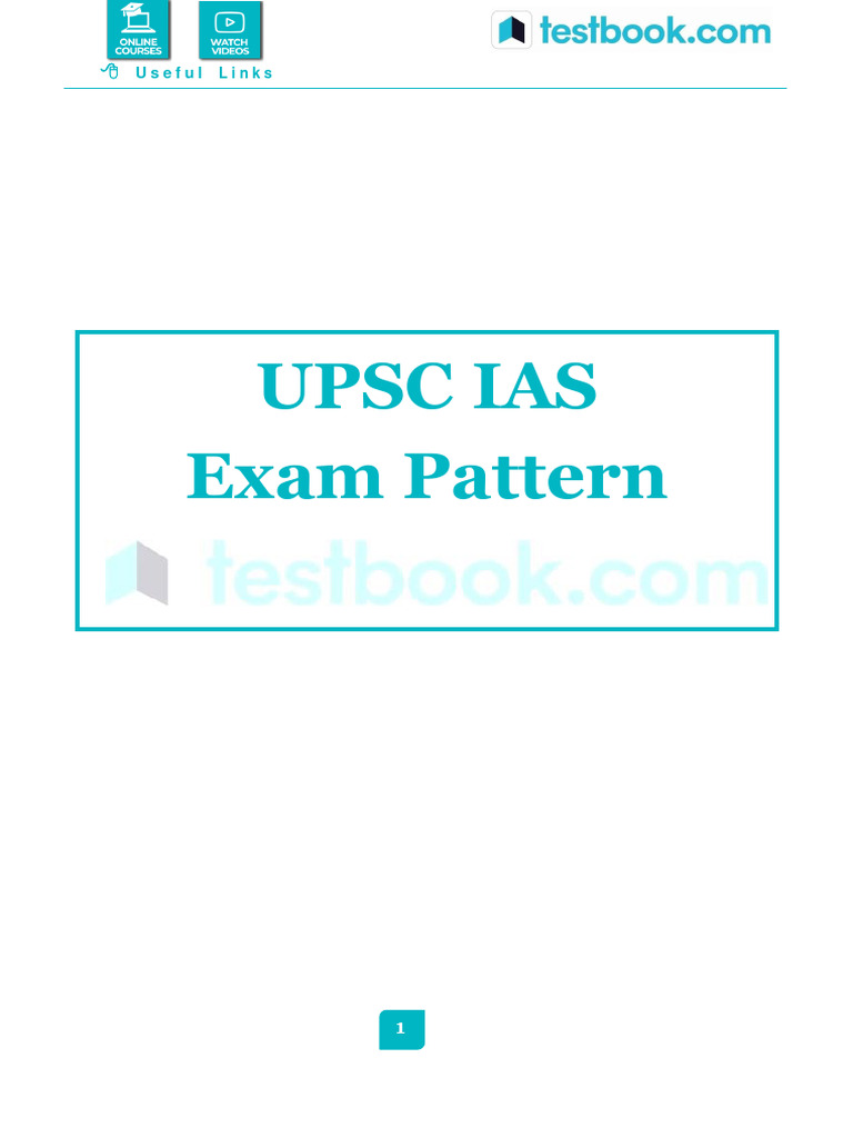 Upsc Ias Exam Pattern 8c8690bd | PDF | Standardized Tests | Student ...
