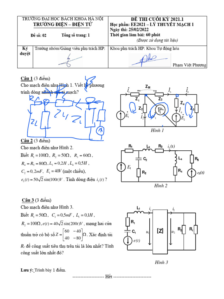 Dethi 02 LTM1 Ky20211 1 | PDF
