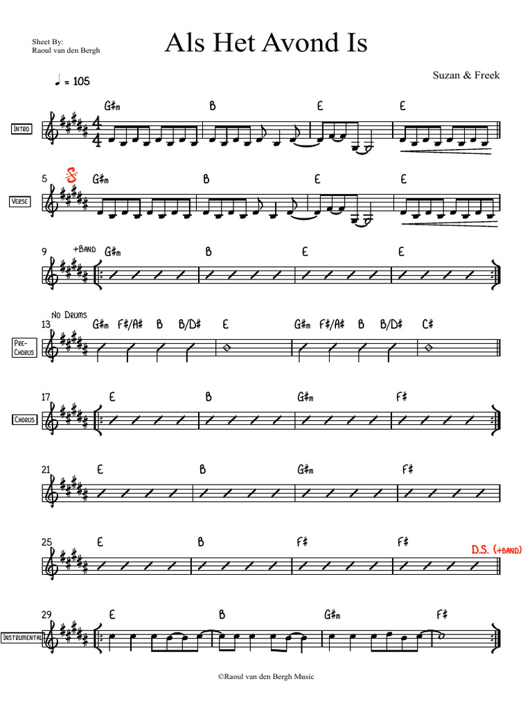 Als Het Avond Is - Suzan & Freek (Band) | PDF