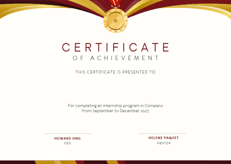 Program Certificate | PDF | Business