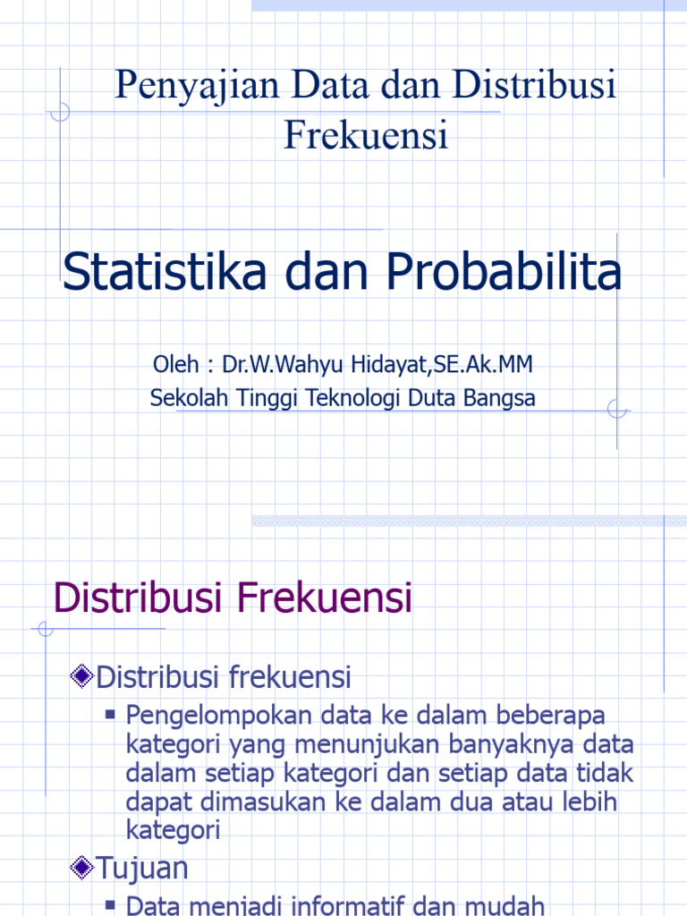 Distribusi Frekuensi New | PDF