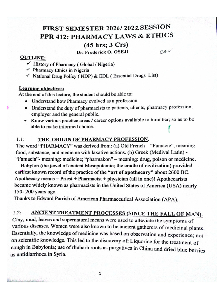 DR Oseji PPR 412 | PDF