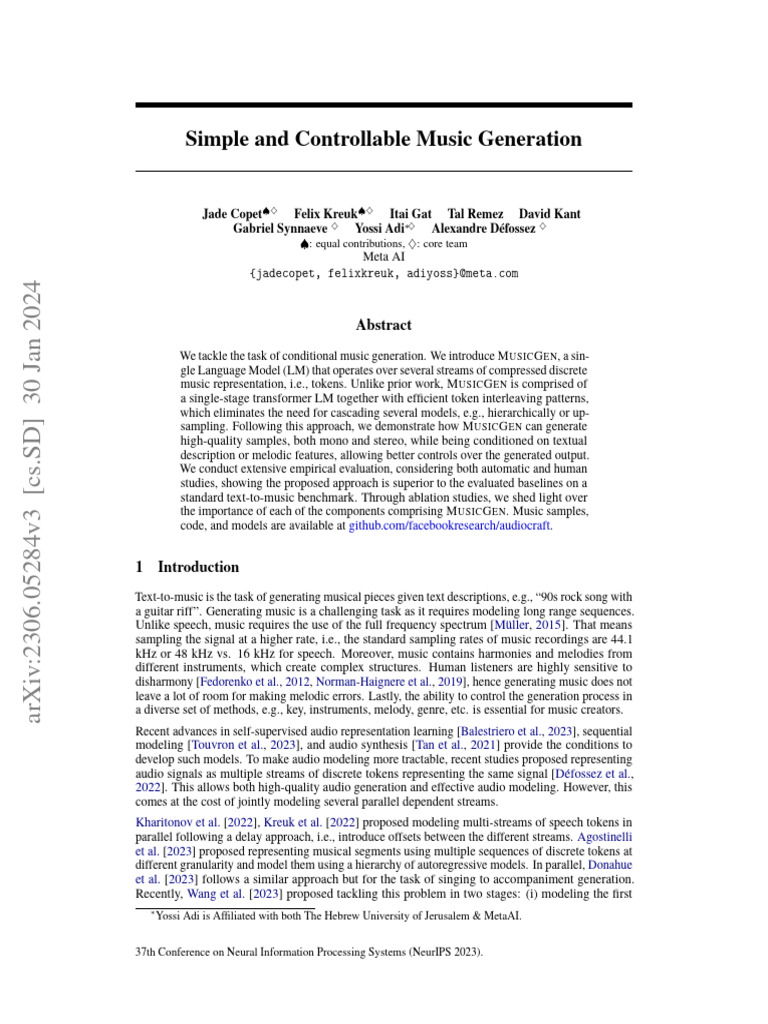Music Gen | PDF | Autoregressive Model | Applied Mathematics