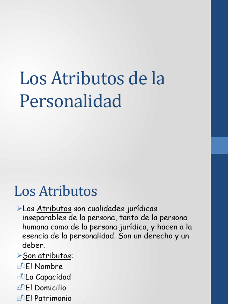 U2 - Clase 4 - Los Atributos de La Personalidad - El Nombre y El ...