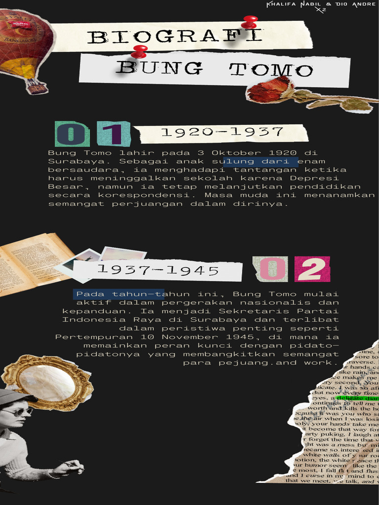 Biography Bung Tomo | PDF