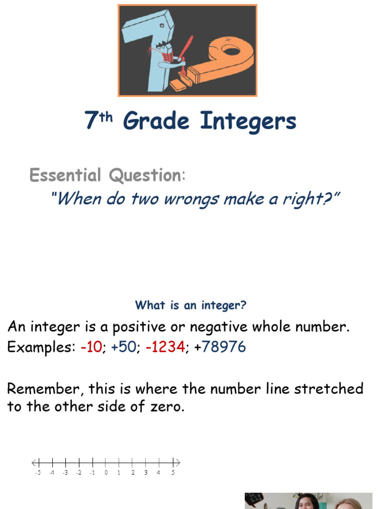 7th Grade Integer Operations Guide | PDF | Altitude | Earth Sciences