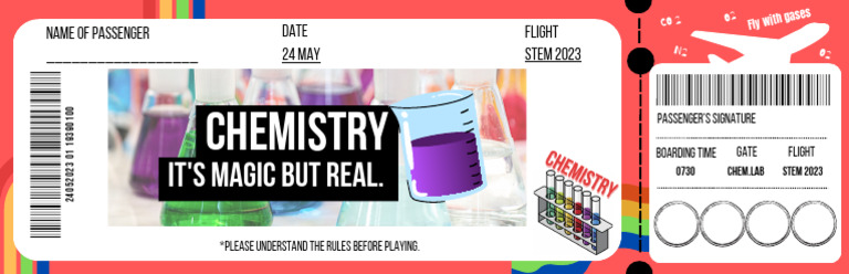 Red Simple Boarding Pass Airlines Ticket | PDF