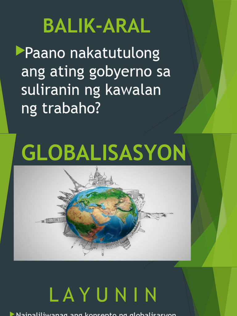 G10 W7 Globalisasyon | PDF