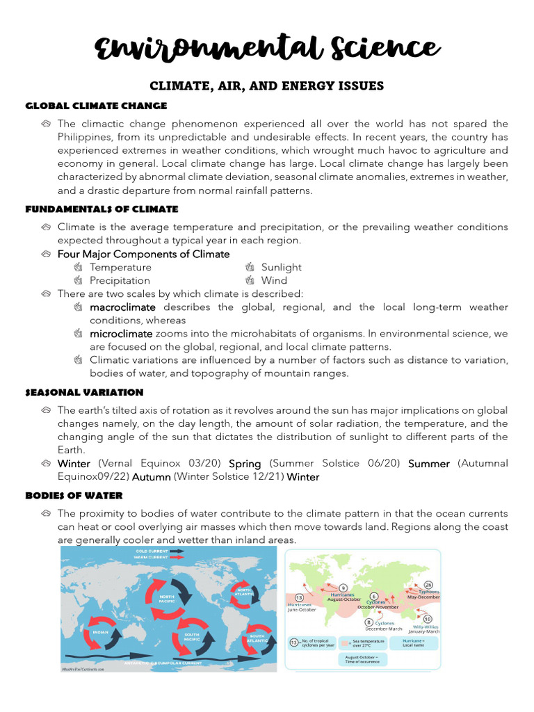 Environmental Science Midterm | PDF | Greenhouse Gas | Climate Change