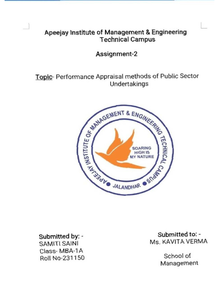Human Resource Management Assignment 2 Pdf 3445