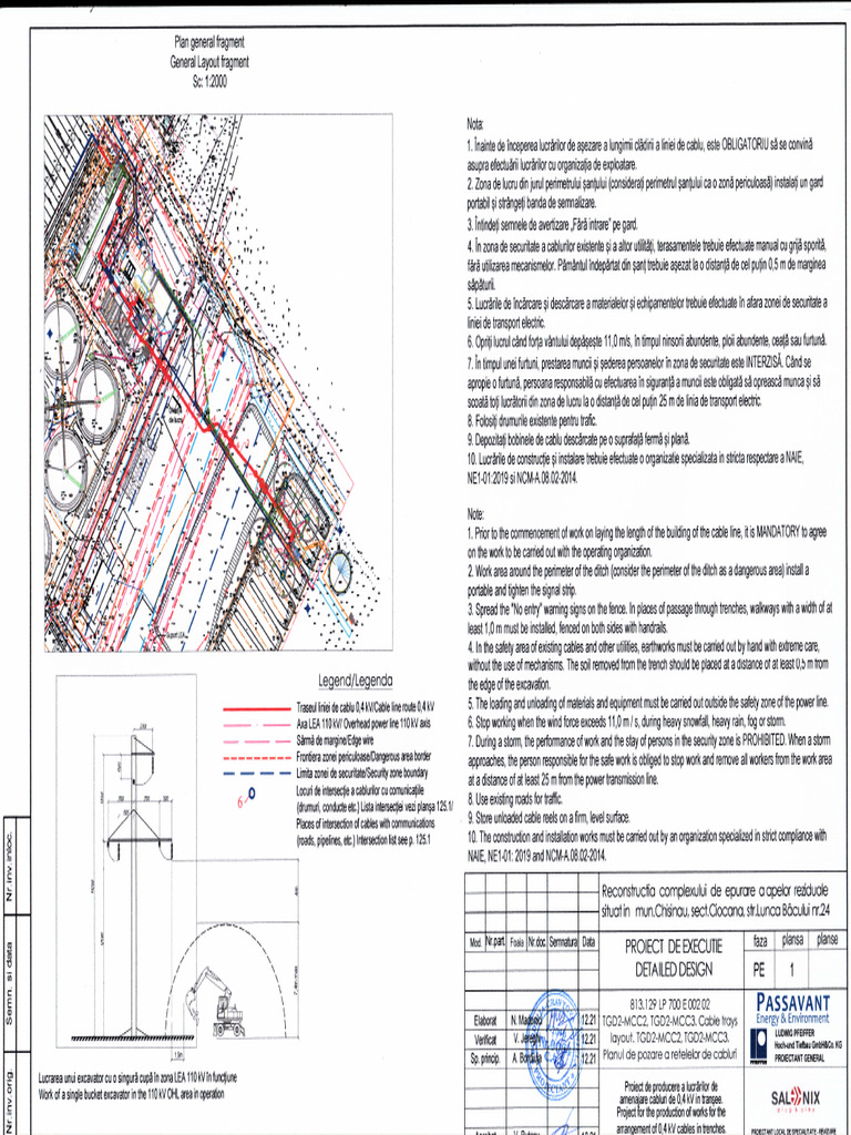 proiect amenajare cabluri | PDF