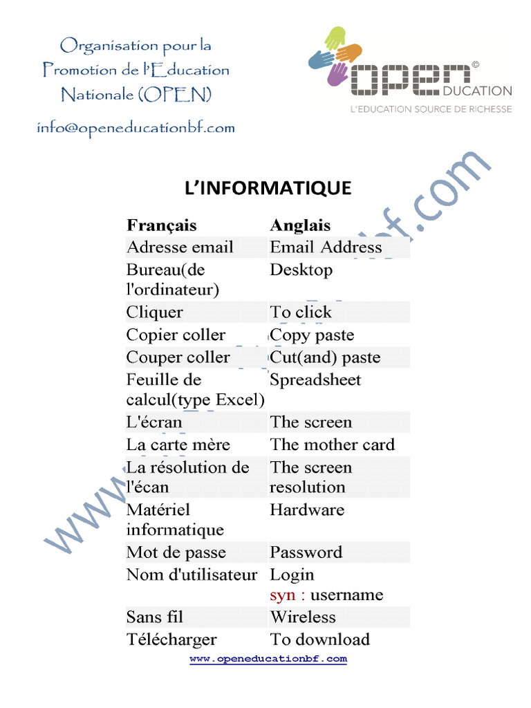 C ANG@6e L'informatique | PDF