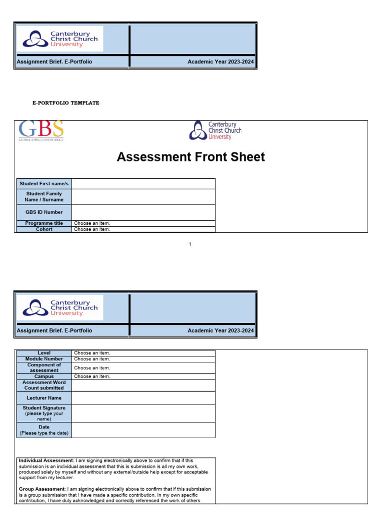 E Portfolio Template | PDF | Skill | Learning
