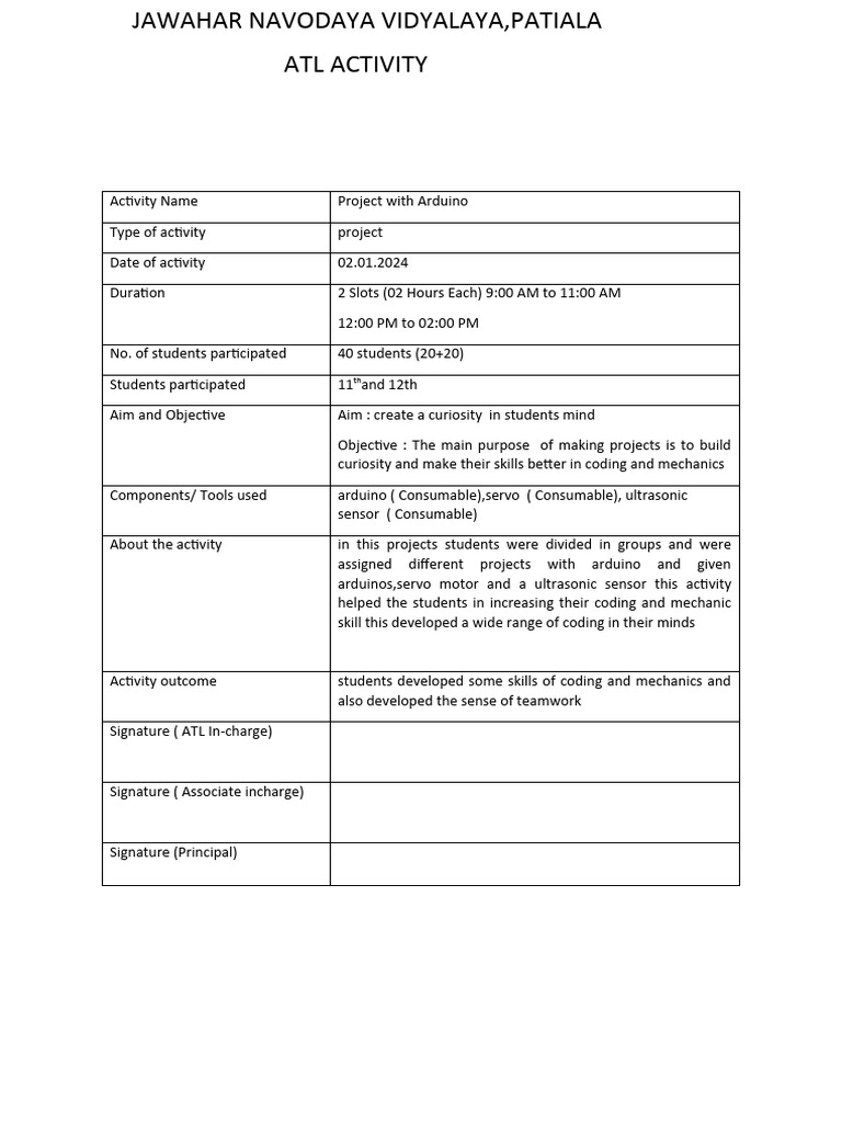 ATL Activity (3) | PDF