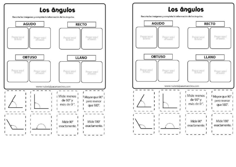 Ficha Mate Angulos 1 | PDF