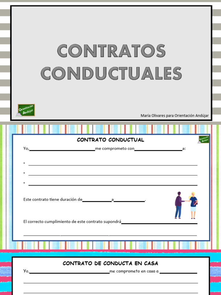 Contrato-Conductual Modelos | PDF