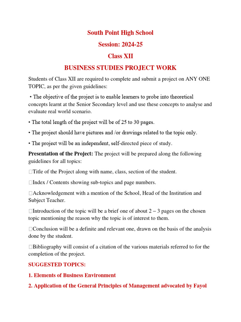 Business Studies Project | PDF | Retail | Product (Business)