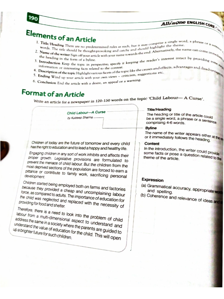 Article Writing | PDF