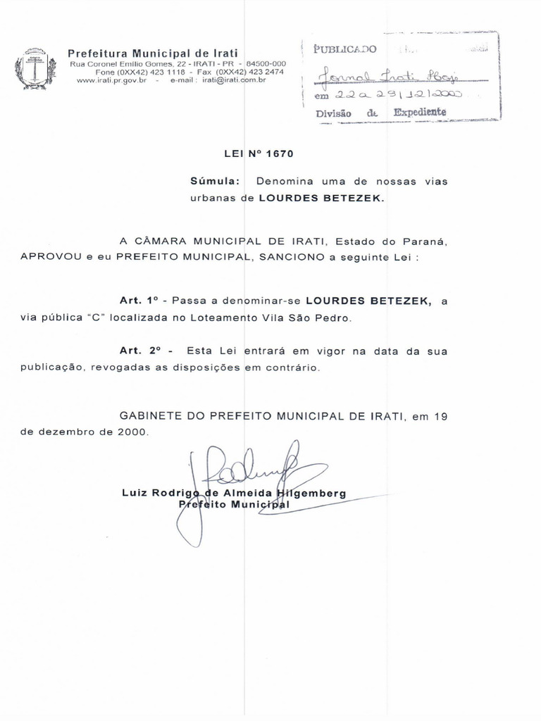 1670 Texto Integral | PDF