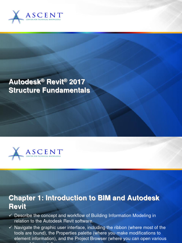 Revit S - Fund - CH01 | PDF | Autodesk Revit | 3 D Computer Graphics