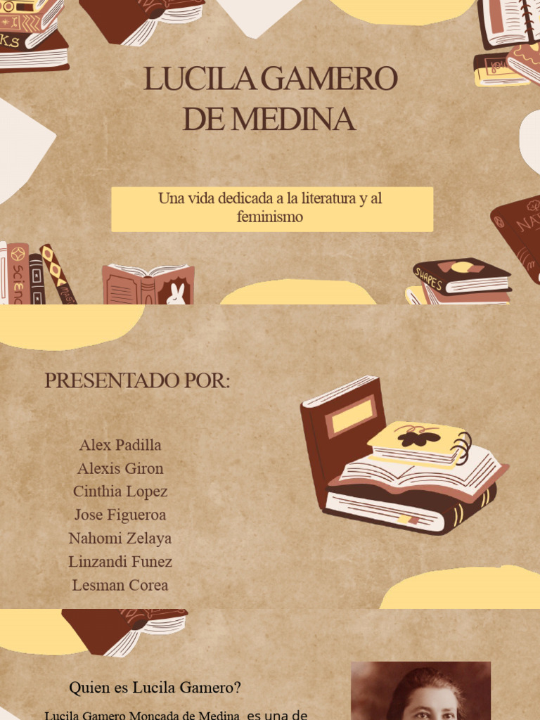 Lucila Gamero de Medina: Pionera Literaria | PDF