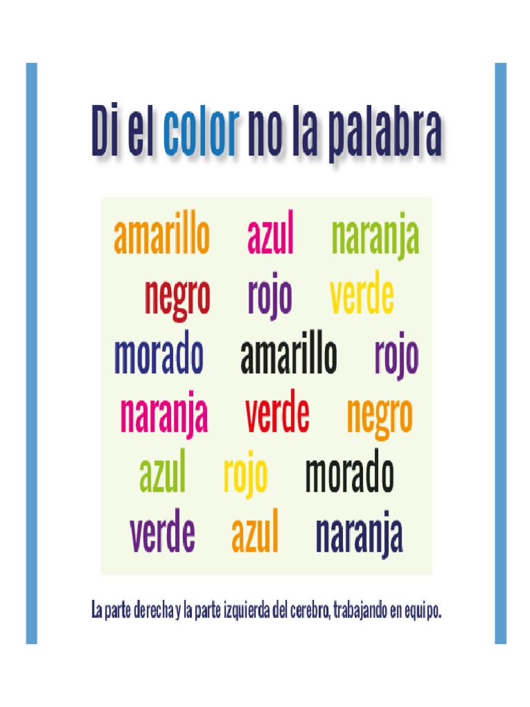 Di El Color No La Palabra | PDF