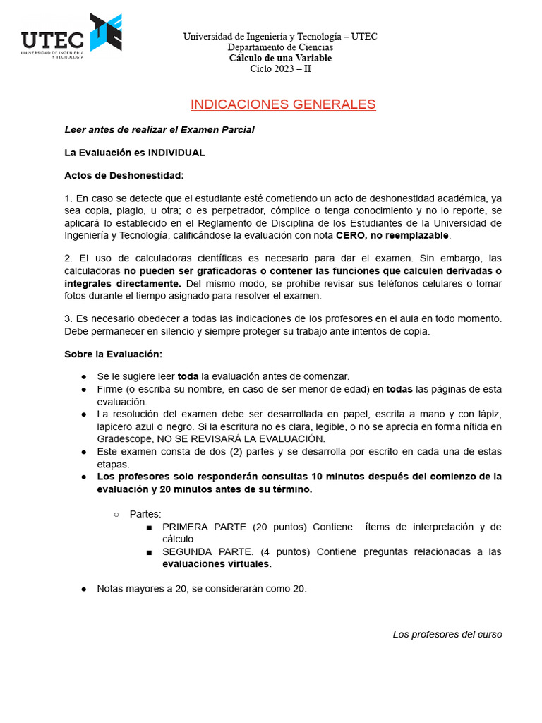 EP 2023 - 2 Mod 3 | PDF | Función (Matemáticas) | Derivado