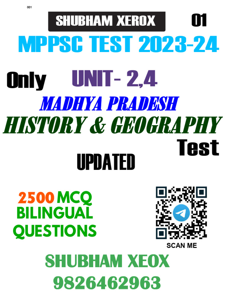 Madhy Pradesh Unit 2,4, Combination All Institute | PDF
