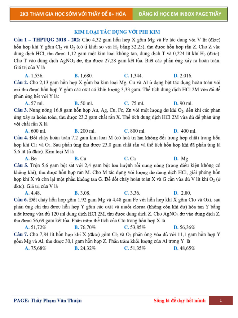 Kim Lo I Tác D NG V I Phi Kim | PDF