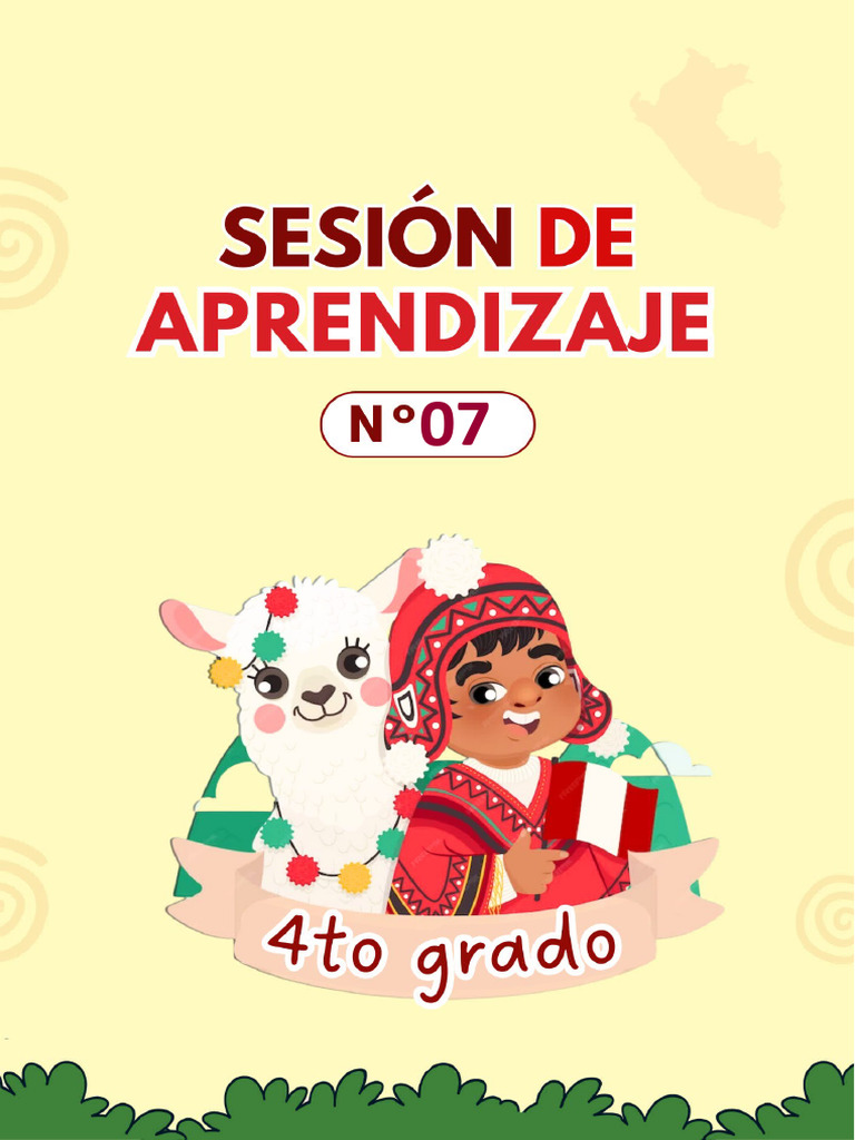 Sesión N°7 - Un 4 - Sem 1 - 4to Grado | PDF | Geometría | Aprendizaje