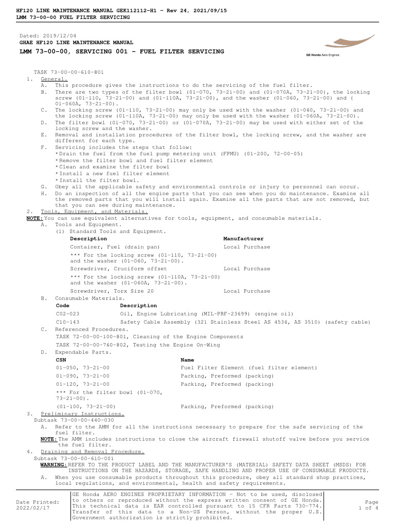 Fuel Filter Performance Testing Guide | PDF | Screw