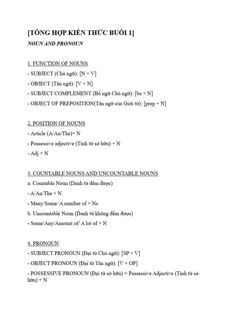 Ôn Tập Kiến Thức TOIEC | PDF