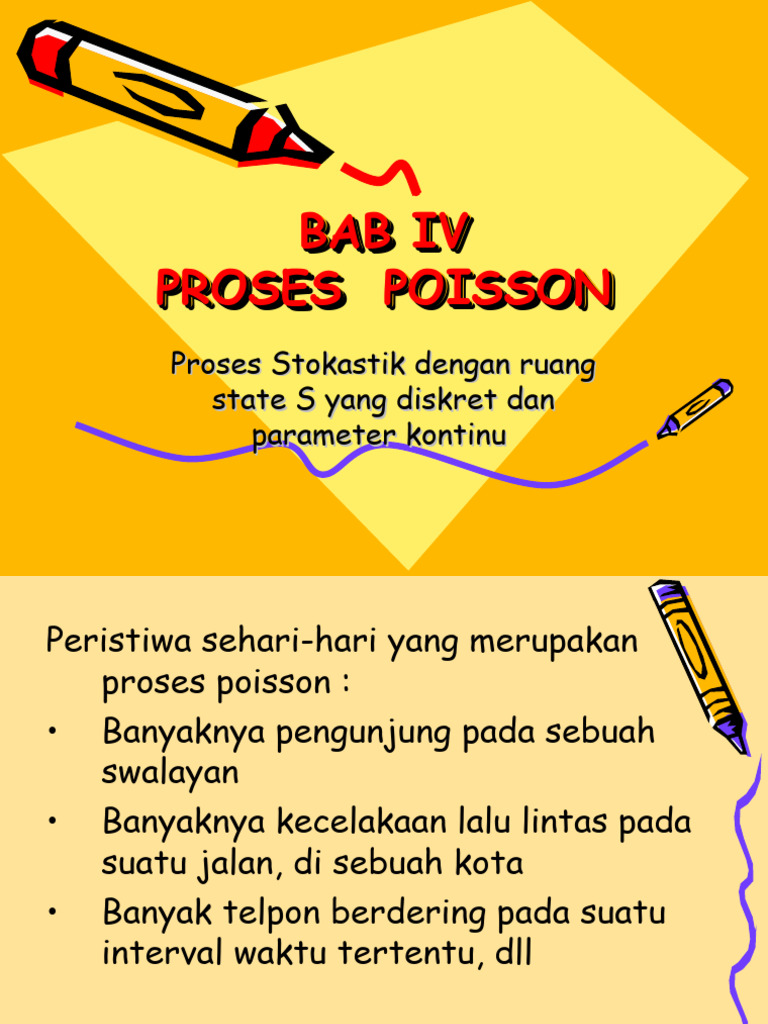 Proses dan Teorema Poisson | PDF | Kajian Bahasa Asing | Metode & Bahan ...