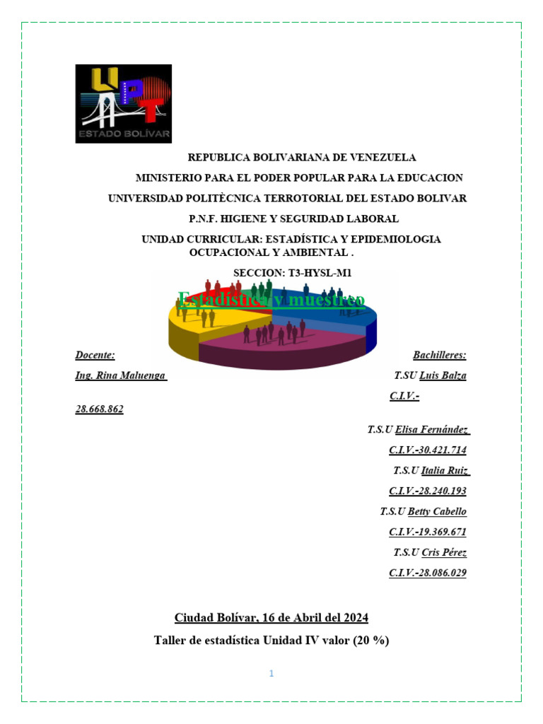 Estadistica 2do Corte Trayecto III | PDF | Muestreo (Estadísticas) | Dispersión estadística