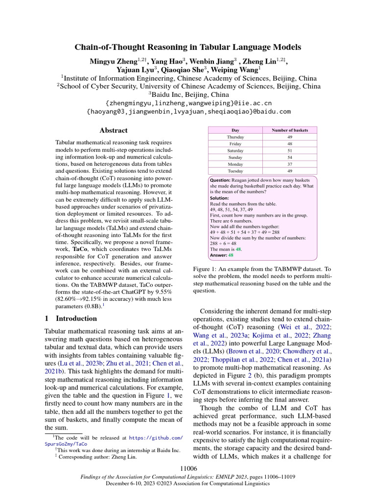 Chain Of Thought Reasoning Pdf Applied Mathematics Computing