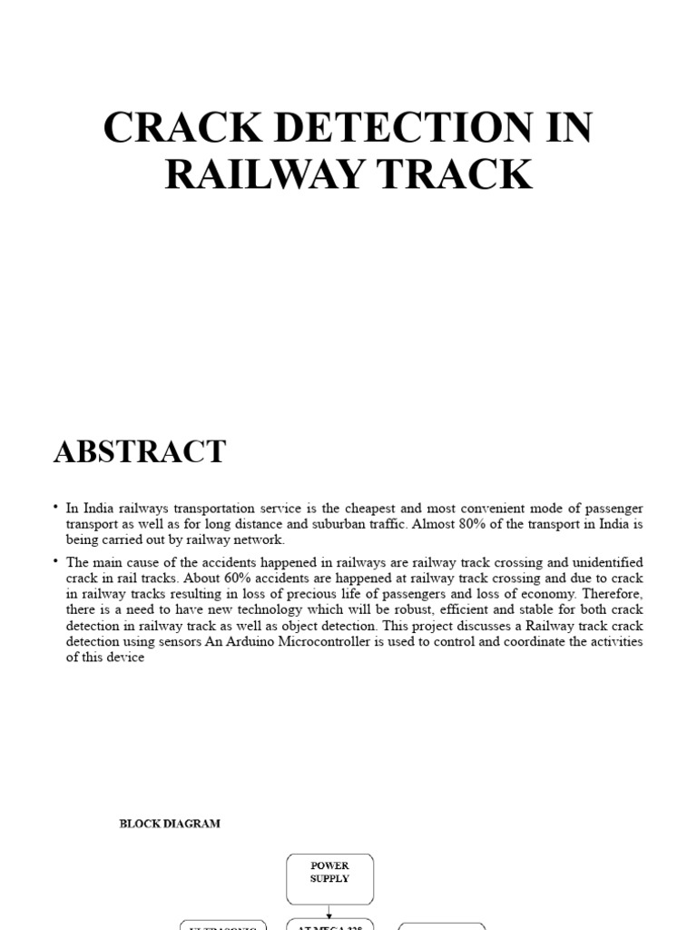 Crack Detection In Railway Track Pdf Electric Motor Piezoelectricity