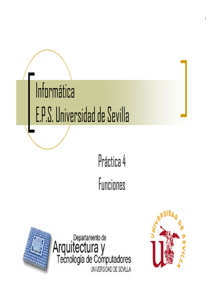 04 Funciones | PDF | Variable (informática) | Programa de computadora