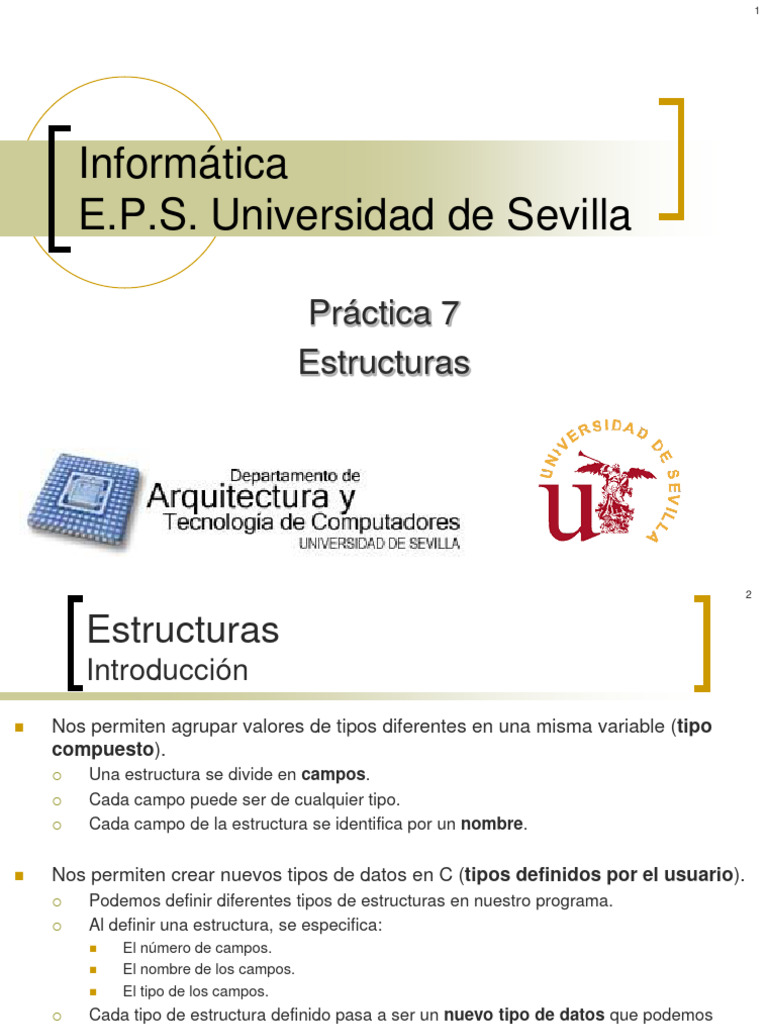 Estructuras en C: Definición y Uso | PDF | Tipo de datos | Variable ...